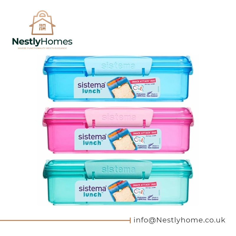 Sistema Snack Attack Duo 975ml Food Box – Nestly Home