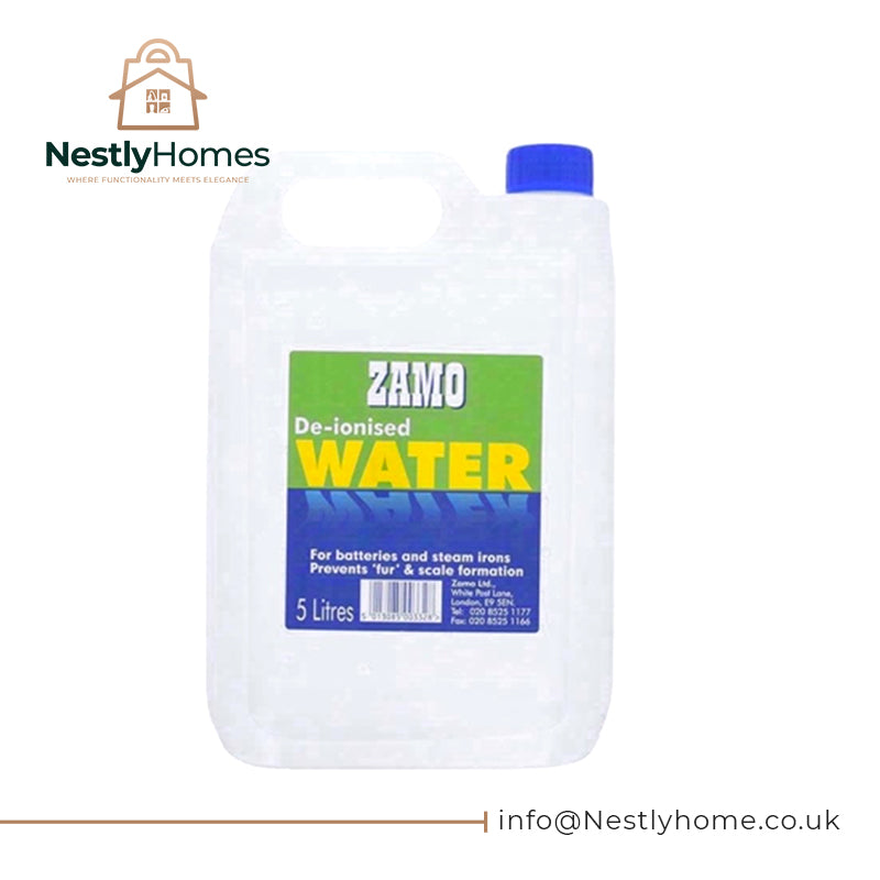 ZAMO DE-IONISED WATER 5LT – Nestly Home